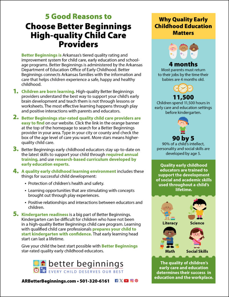 Choose BB Providers | AR Better Beginnings