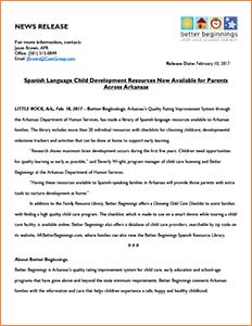 Spanish Language Child Development Resources Now Available for Parents ...